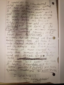 Brandon's Final Words - The Brandon Act